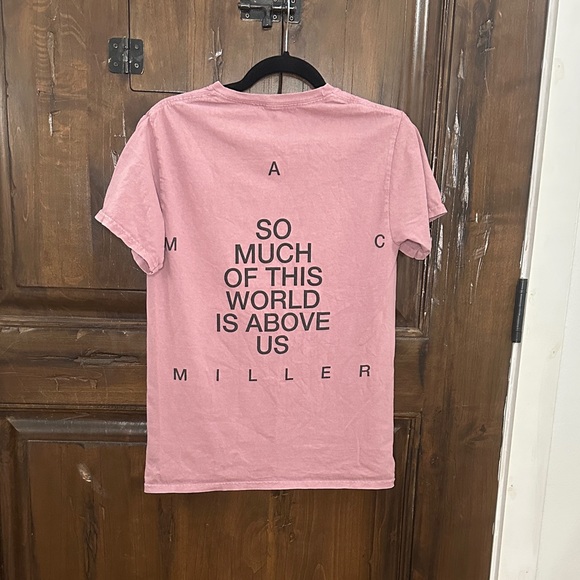 Mac Miller | Shirts | Mac Miller Pink Graphic Tee Short Sleeve | Poshmark